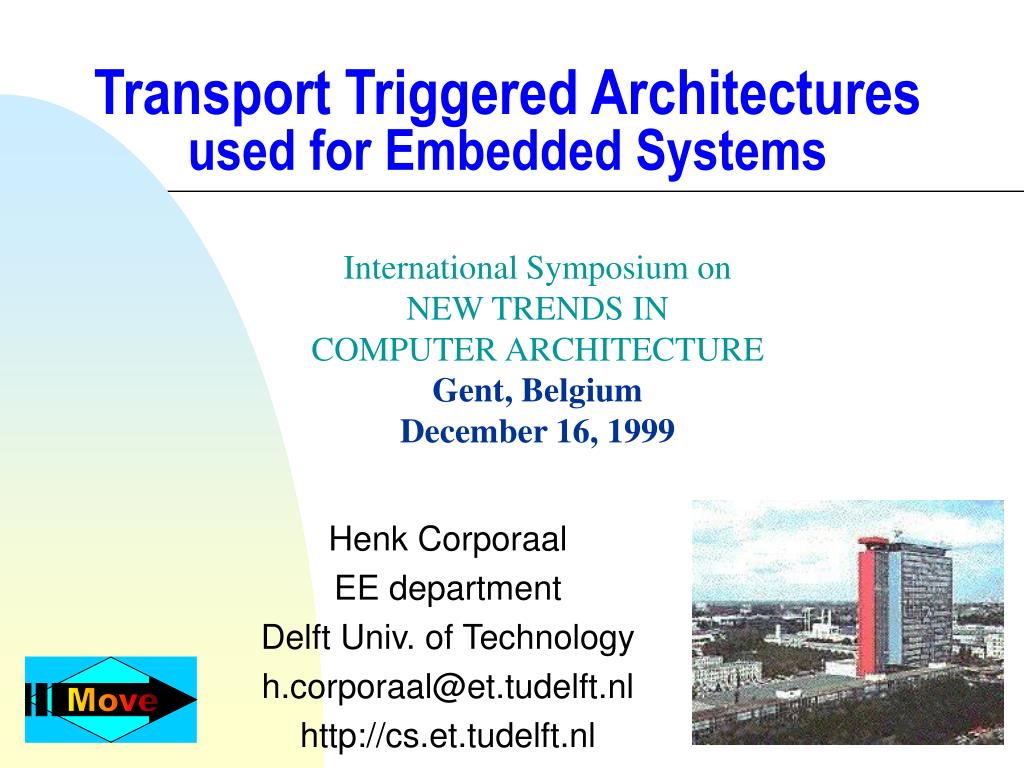 PPT - Transport Triggered Architectures used for Embedded Systems PowerPoint Presentation - ID ...