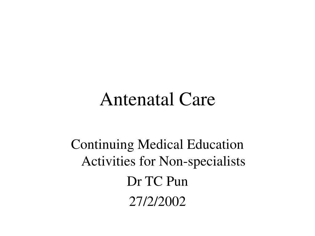 PPT - Antenatal Care PowerPoint Presentation, free download - ID:3385596