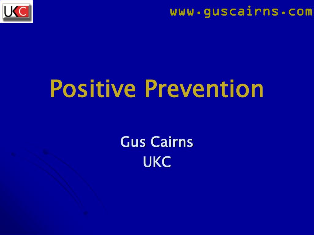 PPT - Positive Prevention: Empowering People Living with HIV to Reduce ...