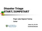PPT - Review of START and JumpStart Triage PowerPoint Presentation ...