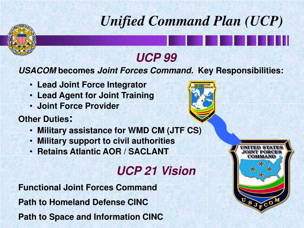 PPT - Unified Command Plan (UCP) PowerPoint Presentation, free download ...