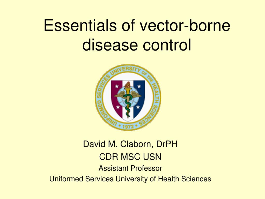 PPT - Essentials of vector-borne disease control PowerPoint ...