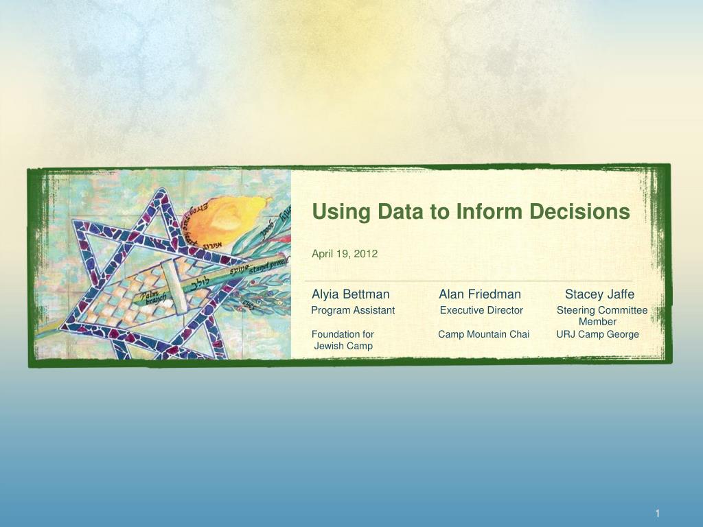 PPT - Using Data to Inform Decisions PowerPoint Presentation, free ...
