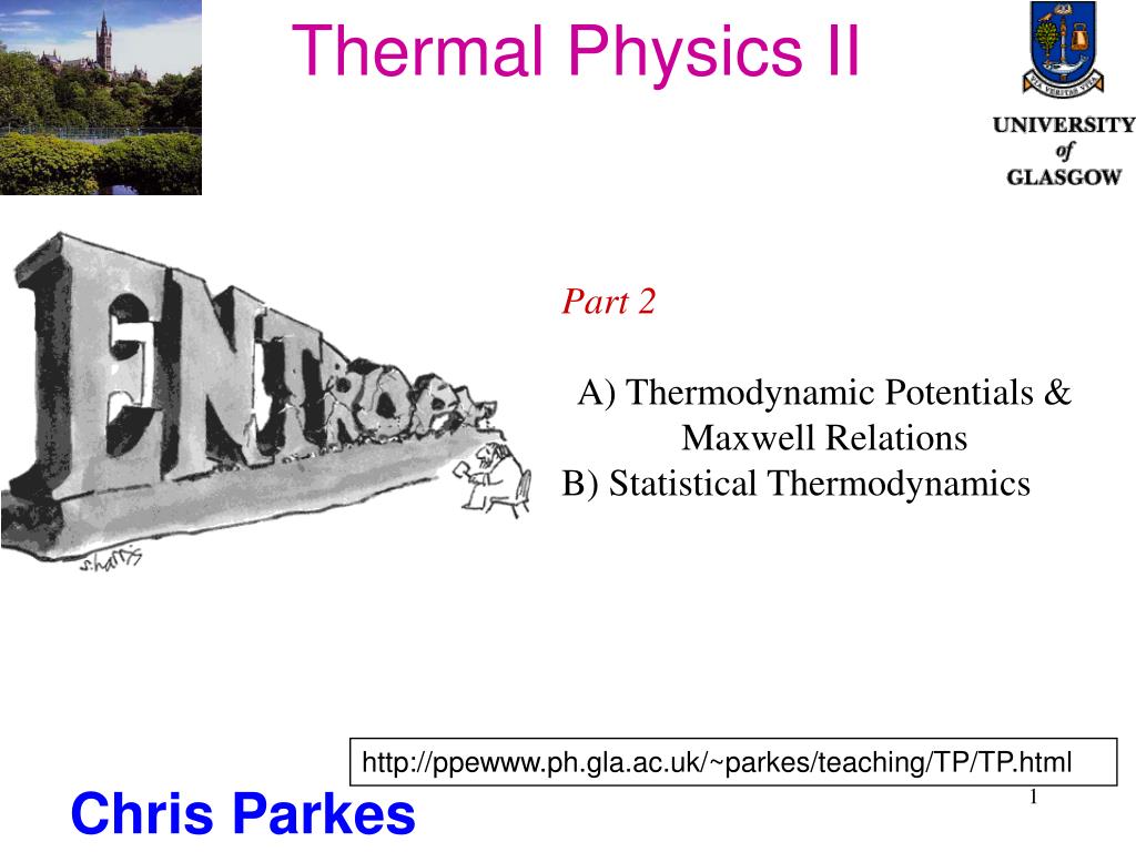 PPT - Thermal Physics II PowerPoint Presentation, free download - ID ...