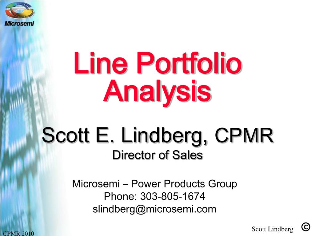 PPT - Line Portfolio Analysis PowerPoint Presentation, free download ...