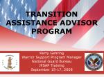PPT - WELCOME TO THE TRANSITION ASSISTANCE PROGRAM PowerPoint ...