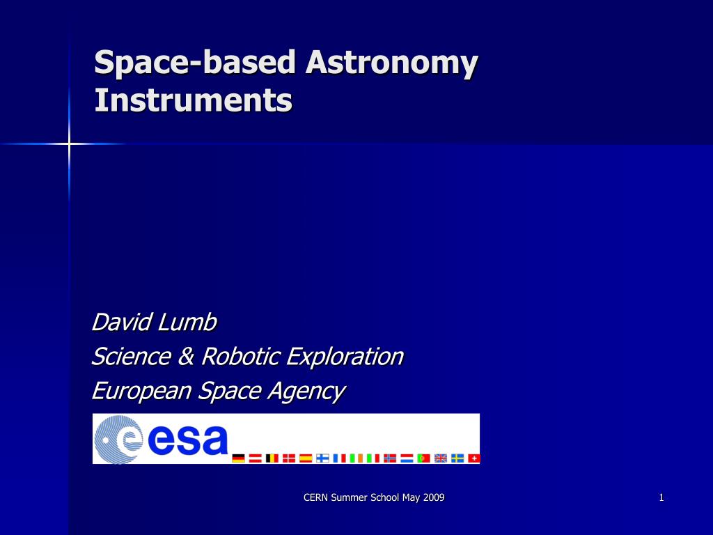 PPT - Space-based Astronomy Instruments PowerPoint Presentation, free ...