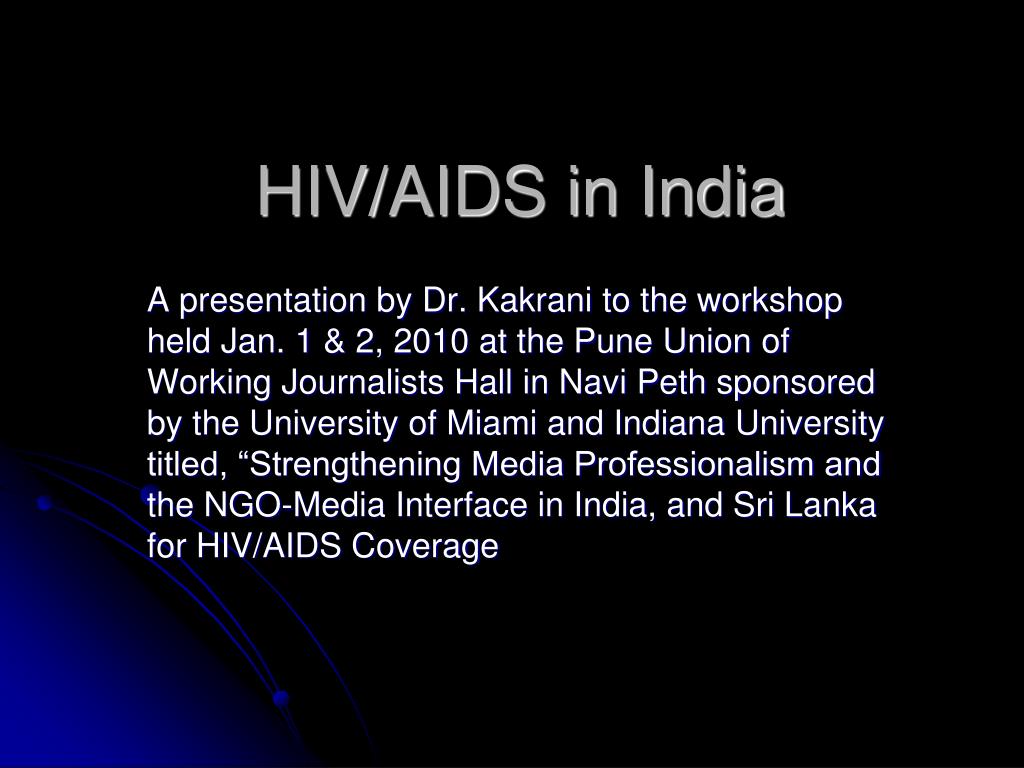 PPT - HIV/AIDS in India PowerPoint Presentation, free download - ID:3398715