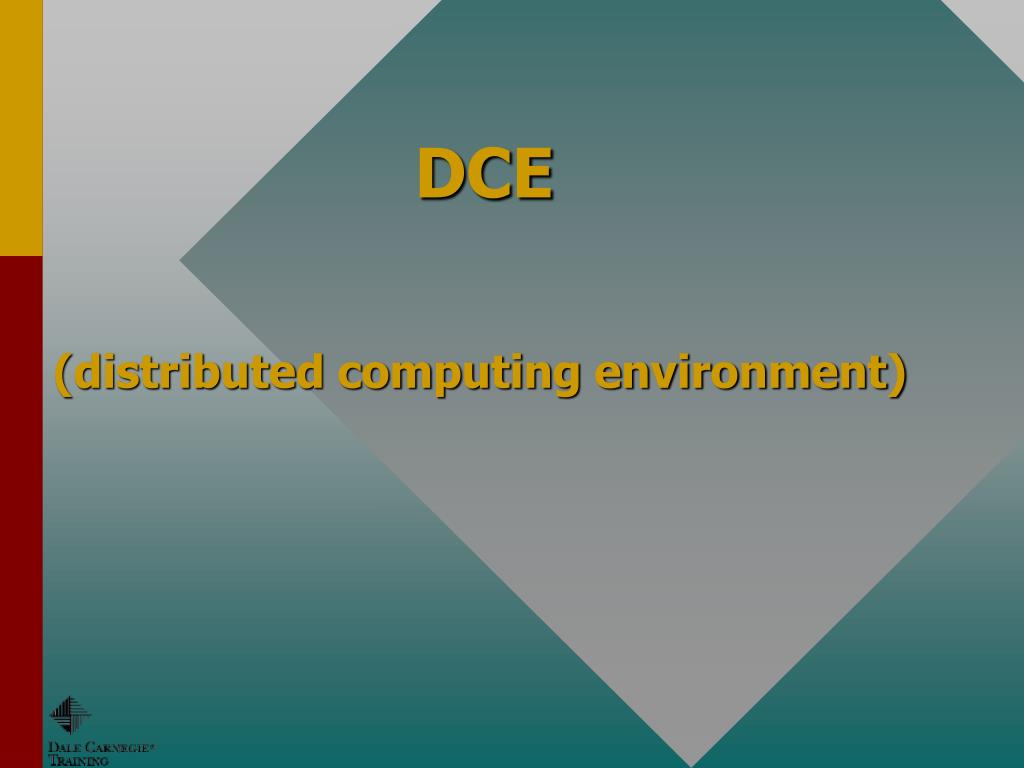 PPT - DCE (distributed computing environment) PowerPoint Presentation ...