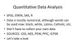 PPT - DATA TYPES AND QUANTITATIVE DATA ANALYSIS PowerPoint Presentation ...