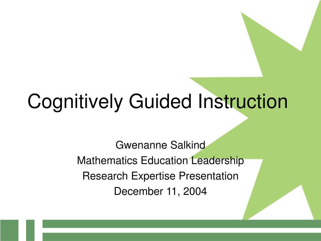 PPT - Cognitively Guided Instruction PowerPoint Presentation, free ...