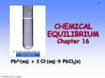 PPT - Chapter 17: Chemical Equilibrium PowerPoint Presentation, free ...