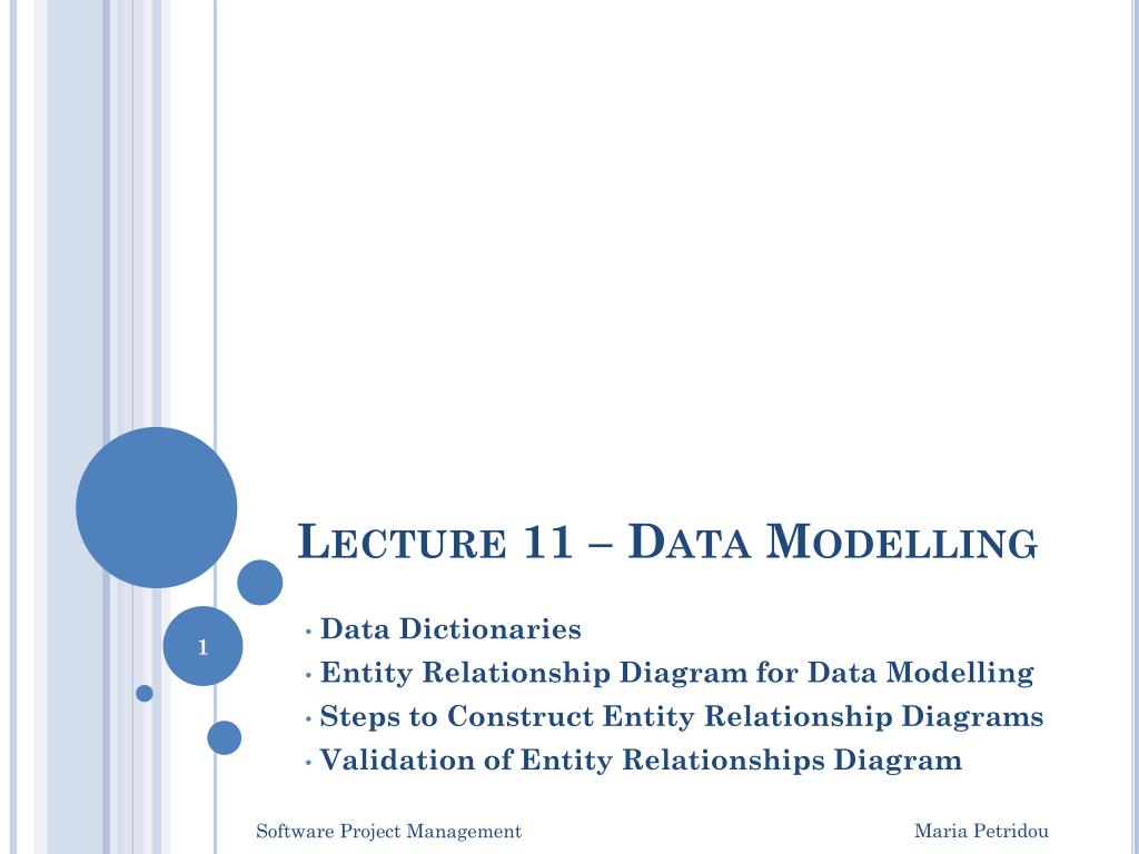 PPT - Lecture 11 – Data Modelling PowerPoint Presentation, free download - ID:3404058