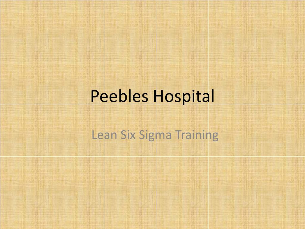 PPT - Peebles Hospital PowerPoint Presentation, free download - ID:3404806