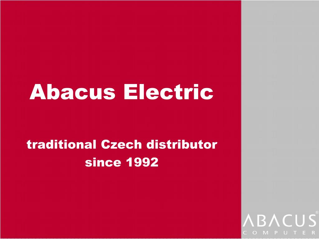 PPT - Abacus Electric PowerPoint Presentation, free download - ID:3406539