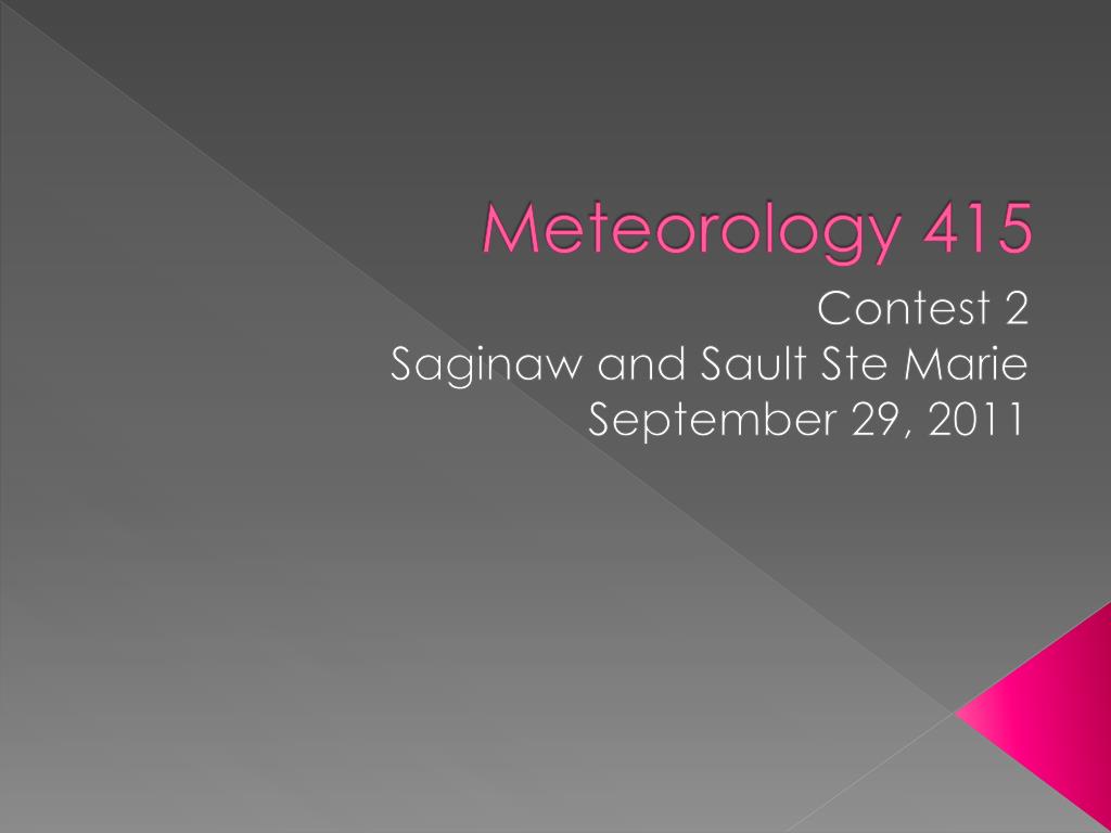 PPT - Meteorology 415 PowerPoint Presentation, free download - ID:3408530