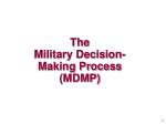 PPT - Military Decision-Making Process PowerPoint Presentation, free ...