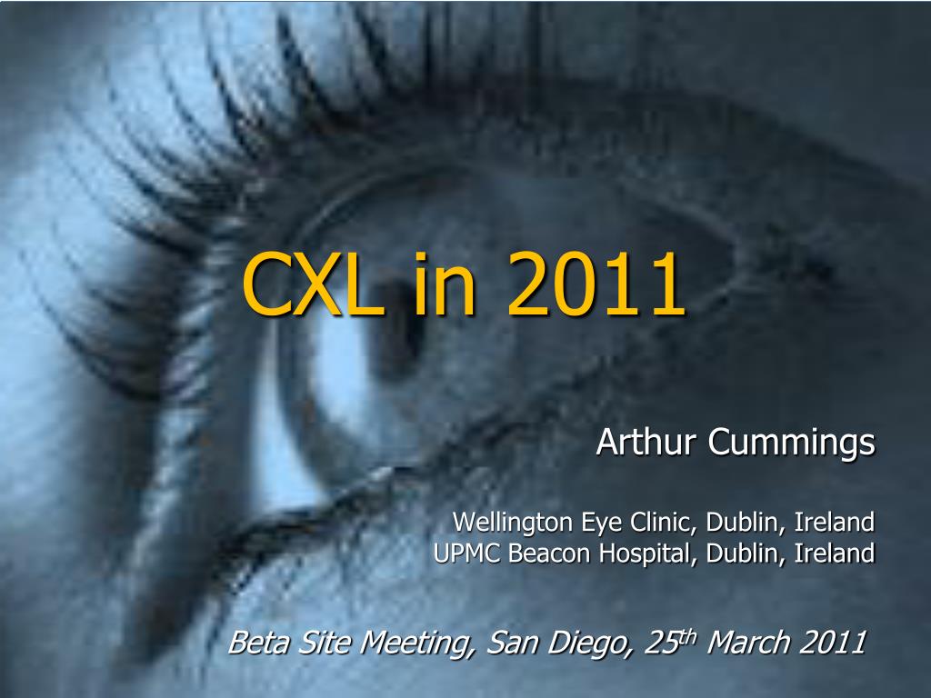 PPT - CXL in 2011 PowerPoint Presentation, free download - ID:3411002