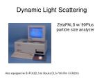 PPT - Multi Angle Laser Light Scattering (MALS) PowerPoint Presentation ...