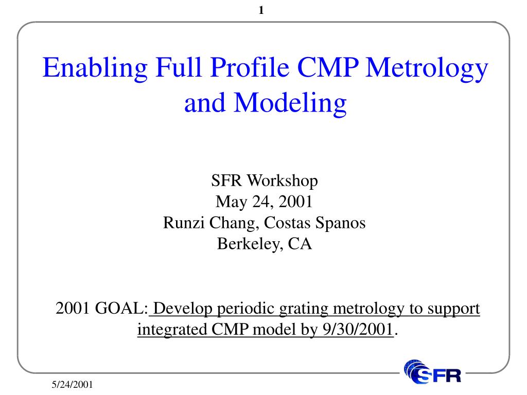PPT - Enabling Full Profile CMP Metrology and Modeling PowerPoint ...