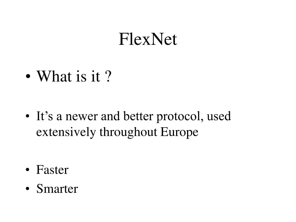 PPT - FlexNet PowerPoint Presentation, free download - ID:3418350