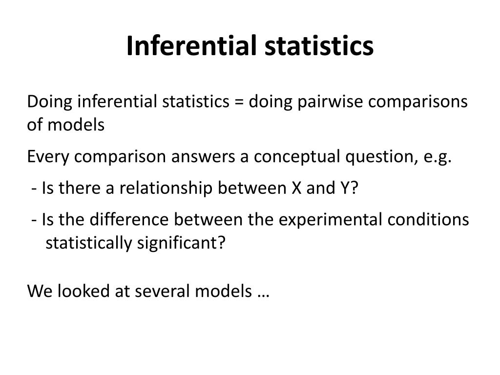 PPT - Inferential statistics PowerPoint Presentation, free download ...