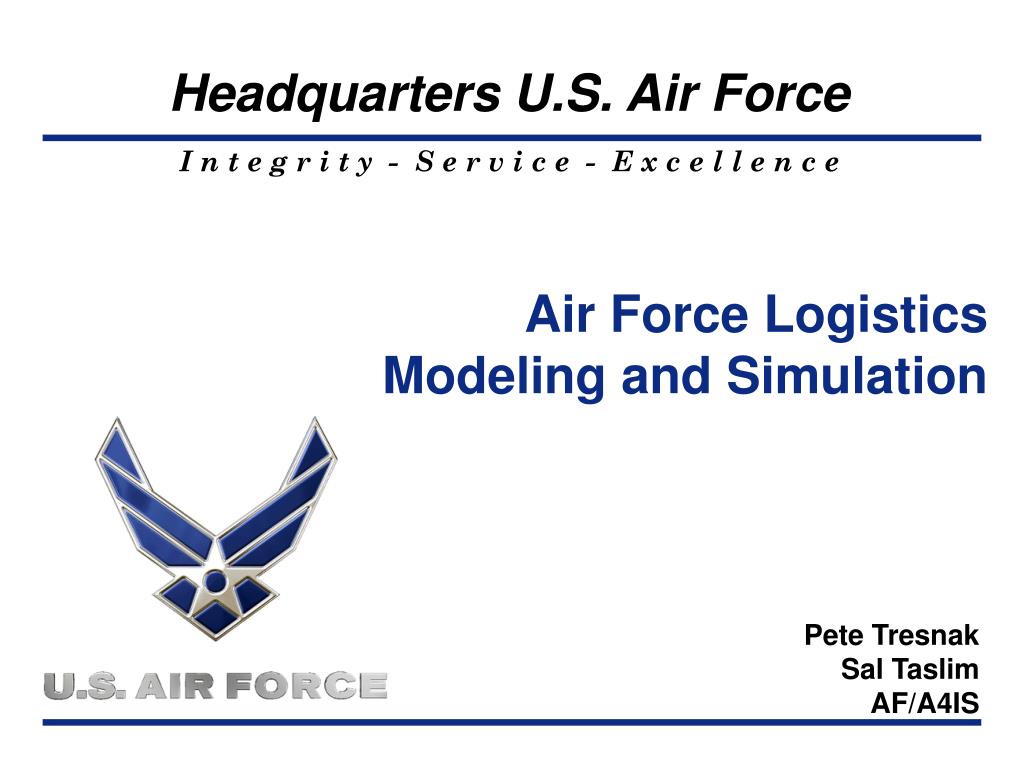 PPT - Air Force Logistics Modeling and Simulation PowerPoint ...