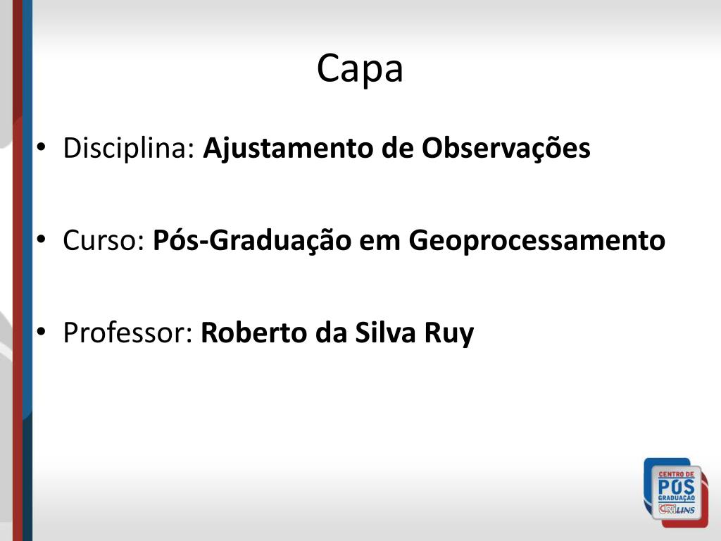 PPT - Capa PowerPoint Presentation, free download - ID:3424087