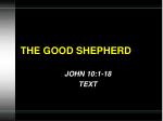 PPT - The Good Shepherd PowerPoint Presentation, free download - ID:6709303