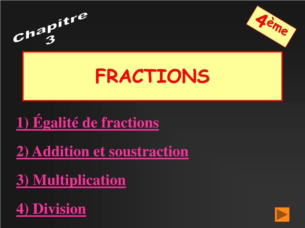 PPT - FRACTIONS PowerPoint Presentation, free download - ID:3434112