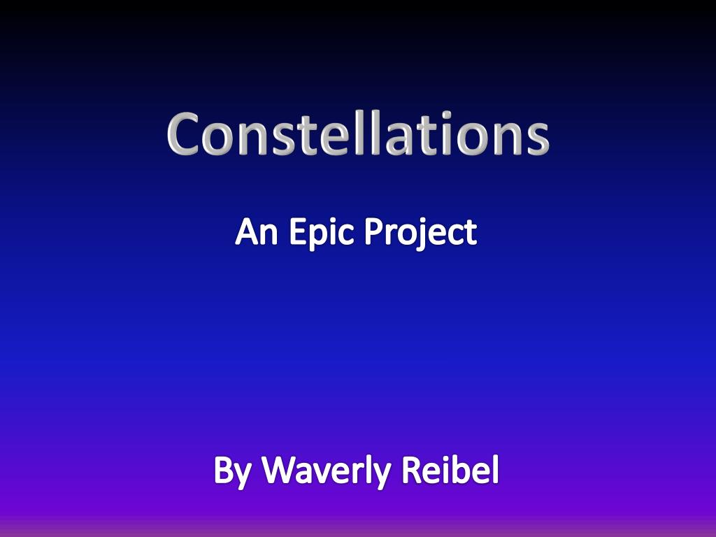 PPT - Constellations PowerPoint Presentation, free download - ID:3437354
