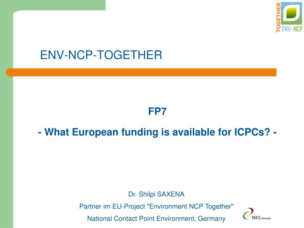 PPT - ENV-NCP-TOGETHER PowerPoint Presentation, free download - ID:3437910