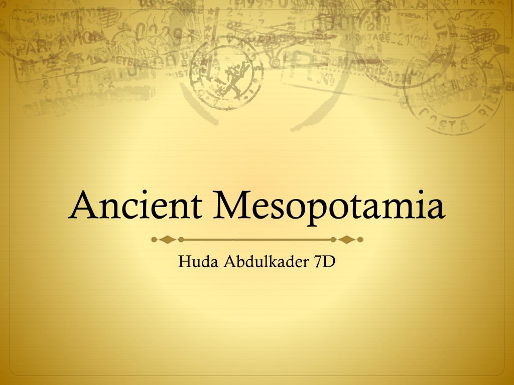 PPT - Ancient Mesopotamia PowerPoint Presentation, free download - ID ...