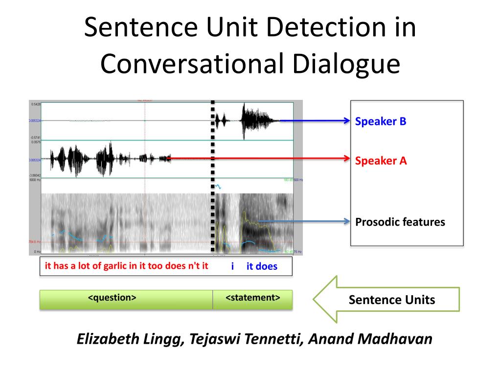 PPT - Sentence Unit Detection in Conversational Dialogue PowerPoint ...