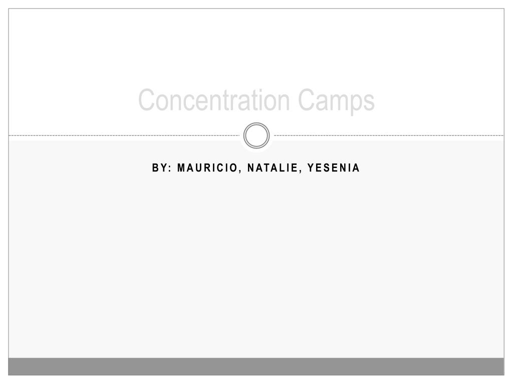 PPT - Concentration Camps PowerPoint Presentation, free download - ID ...