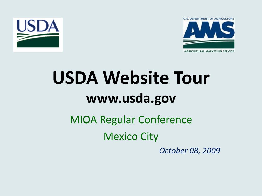 PPT - USDA Website Tour usda PowerPoint Presentation, free download ...