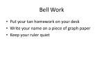 PPT - BELL WORK! PowerPoint Presentation, free download - ID:6838606