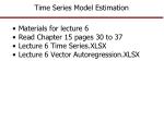 PPT - Time Series Model Estimation PowerPoint Presentation, free ...