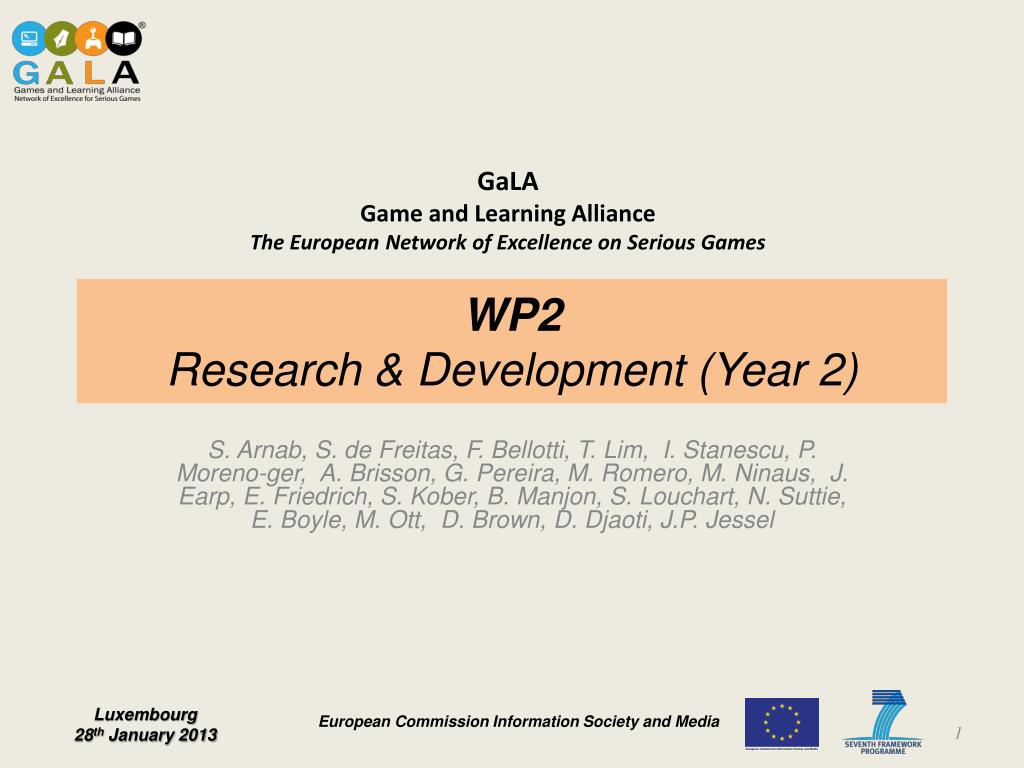 PPT - WP2 Research & Development (Year 2) PowerPoint Presentation - ID ...