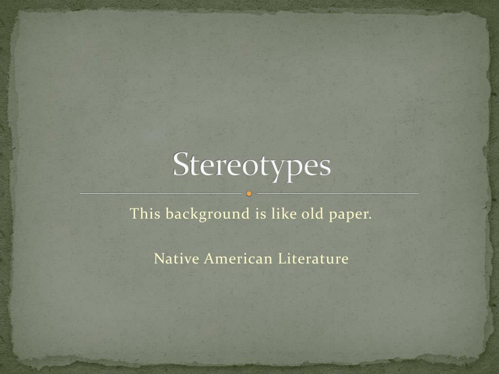 PPT - Stereotypes PowerPoint Presentation, free download - ID:3448683
