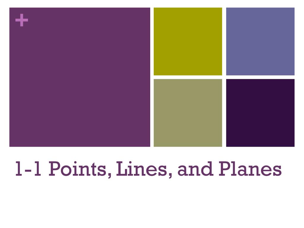 PPT - 1-1 Points, Lines, and Planes PowerPoint Presentation, free ...