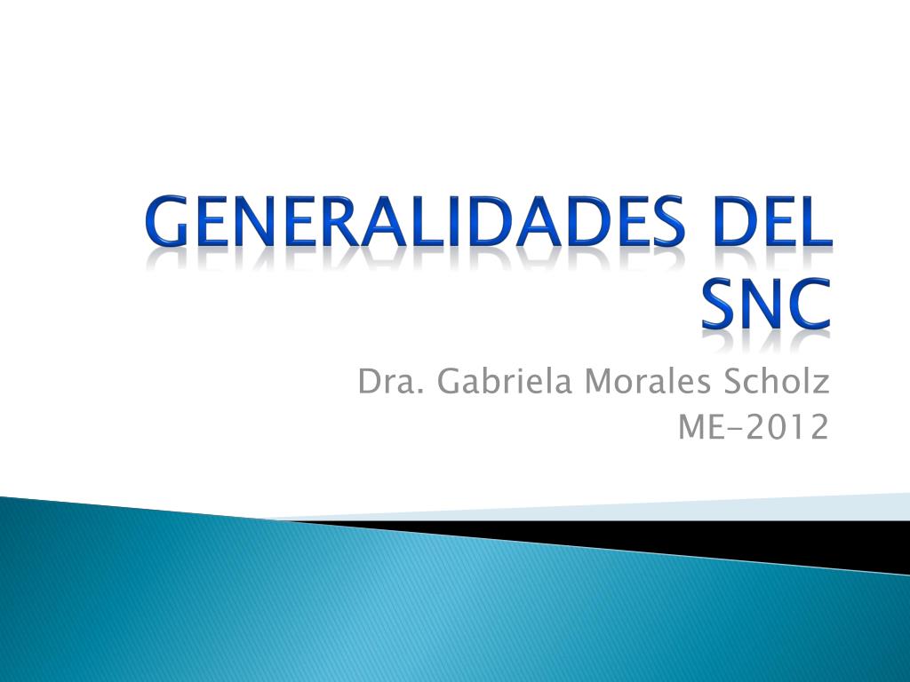 Ppt Generalidades Del Snc Powerpoint Presentation Free Download Id