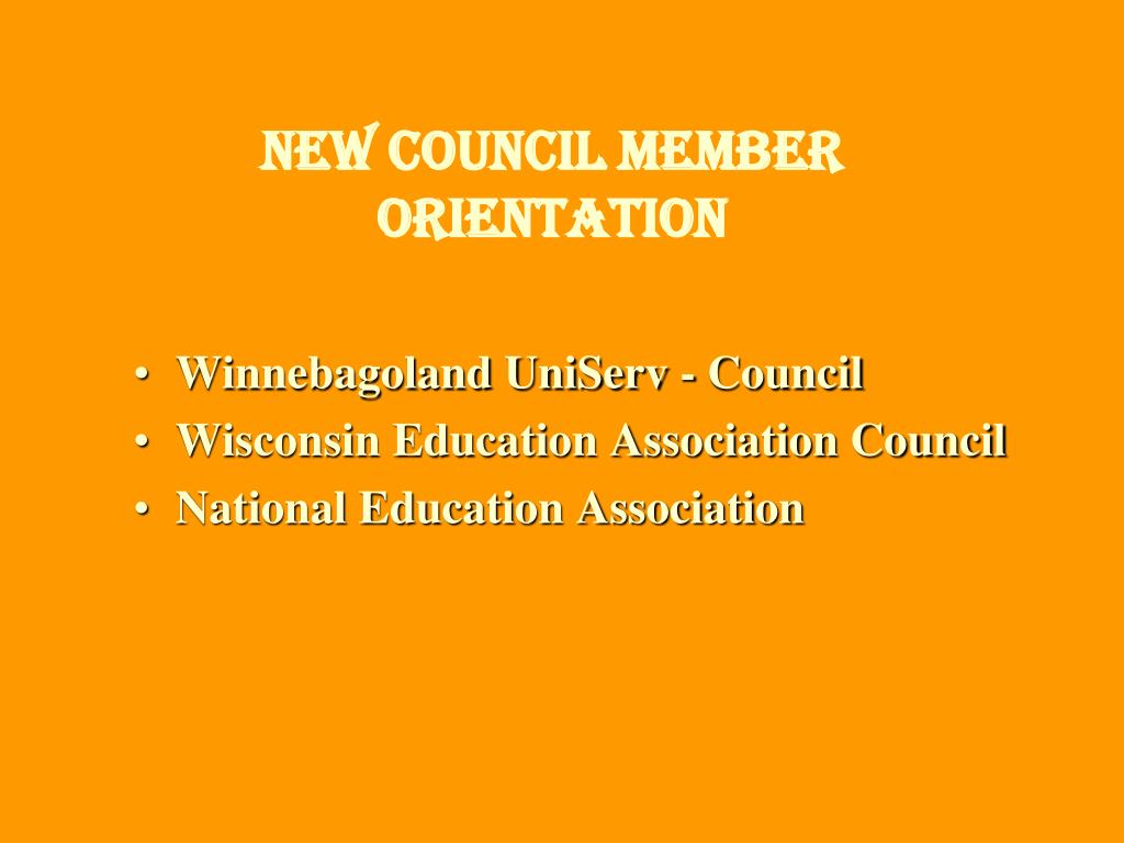 PPT - New Council member Orientation PowerPoint Presentation, free ...