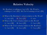 PPT - RELATIVE VELOCITY PowerPoint Presentation, free download - ID:6010798