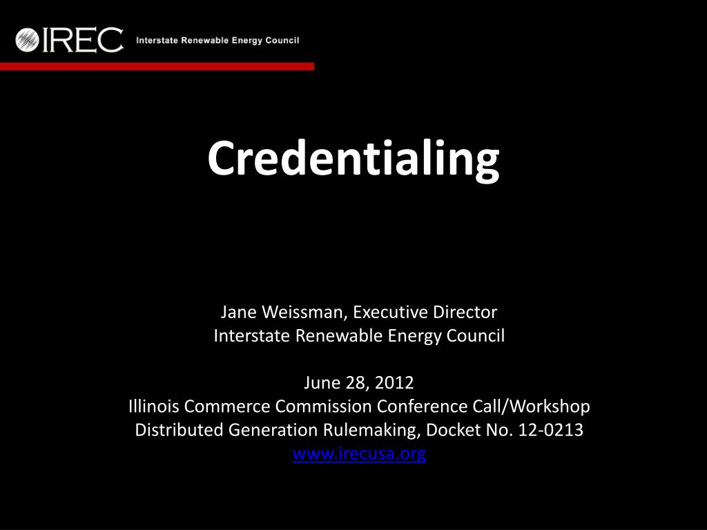 PPT - Credentialing PowerPoint Presentation, free download - ID:3473123