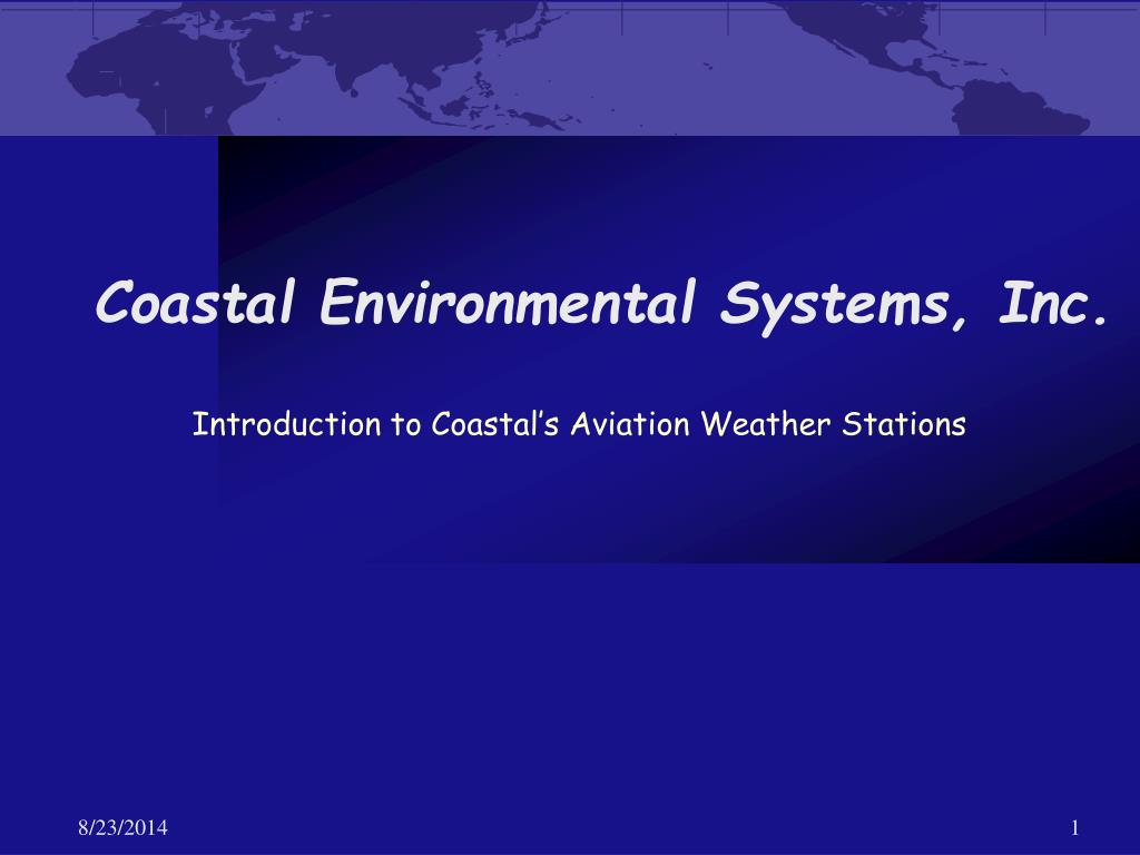 PPT - Coastal Environmental Systems, Inc. PowerPoint Presentation, free ...