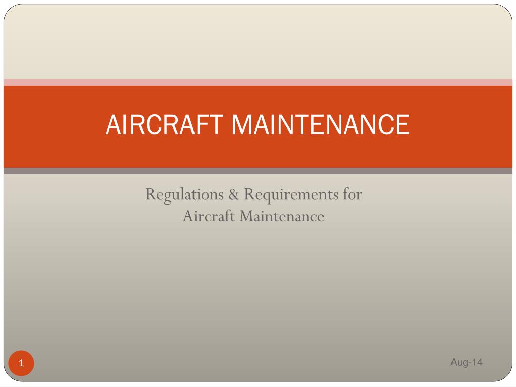 PPT - AIRCRAFT MAINTENANCE PowerPoint Presentation, free download - ID ...