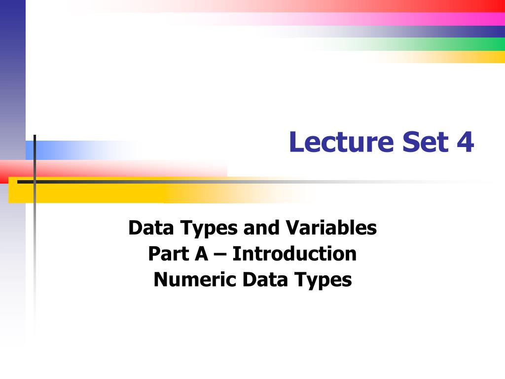 PPT - Introduction to Numeric Data Types in .NET PowerPoint ...
