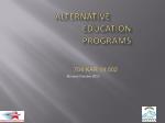 PPT - Alternative Education Proposal PowerPoint Presentation, free ...