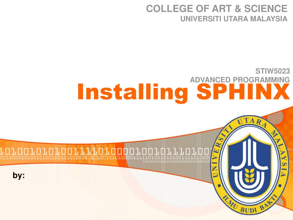 PPT - Installing SPHINX PowerPoint Presentation, free download - ID:3485889
